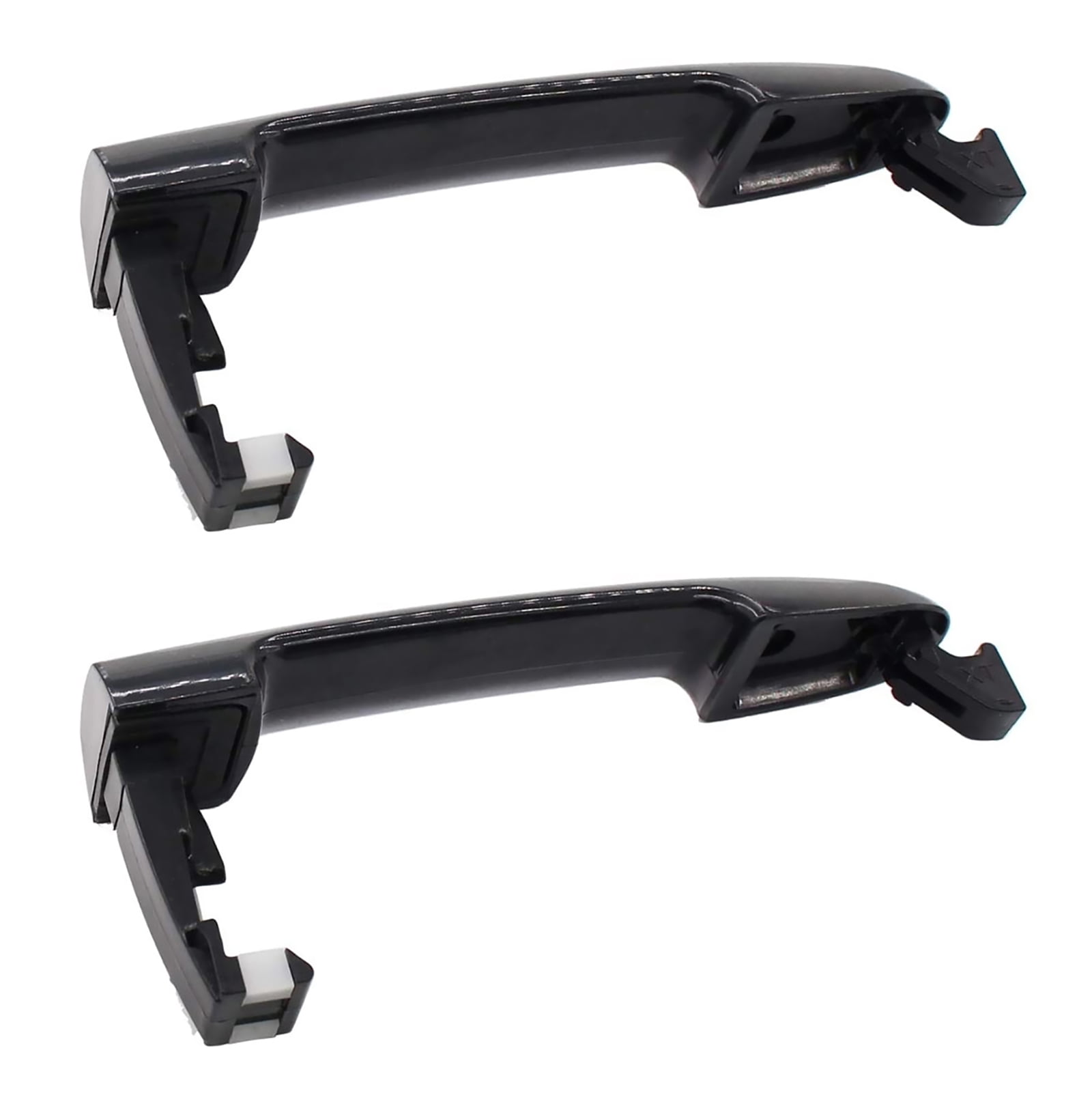 2x Cars Door Accessories Handle Repair Exterior Black Door Handles for ...