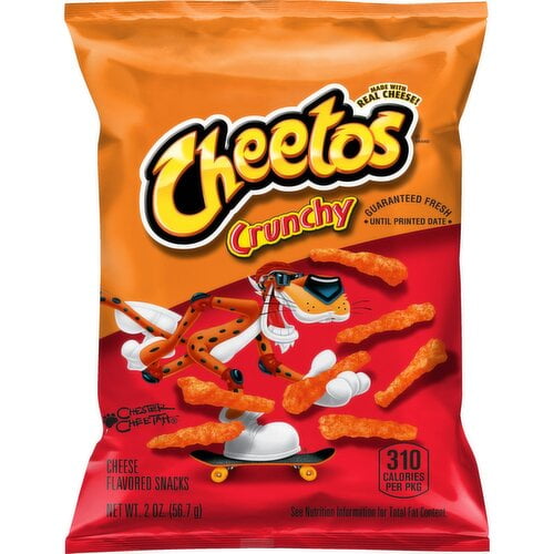 2x-Cheetos Crunchy Cheese Flavored Snacks 2 Oz(packaging may vary ...
