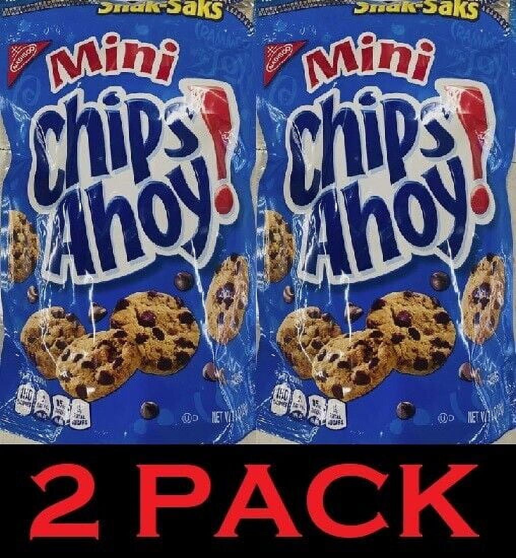 2x Chips Ahoy Mini Chocolate Chip Cookies Snak Saks 8 oz Bag - 2 PACK ...