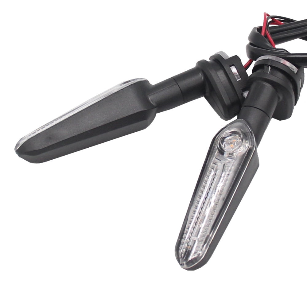 2x Clear LED Turn Signal Light Indicator Lamp For Yamaha MT-07 FZ07 YZF ...