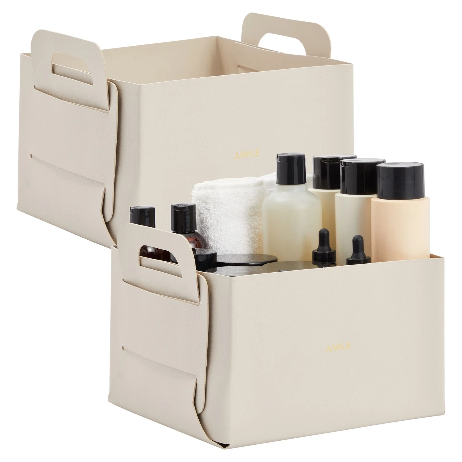 2x Collapsible Storage Bins Basket for Home & Office Organization 10x9 ...