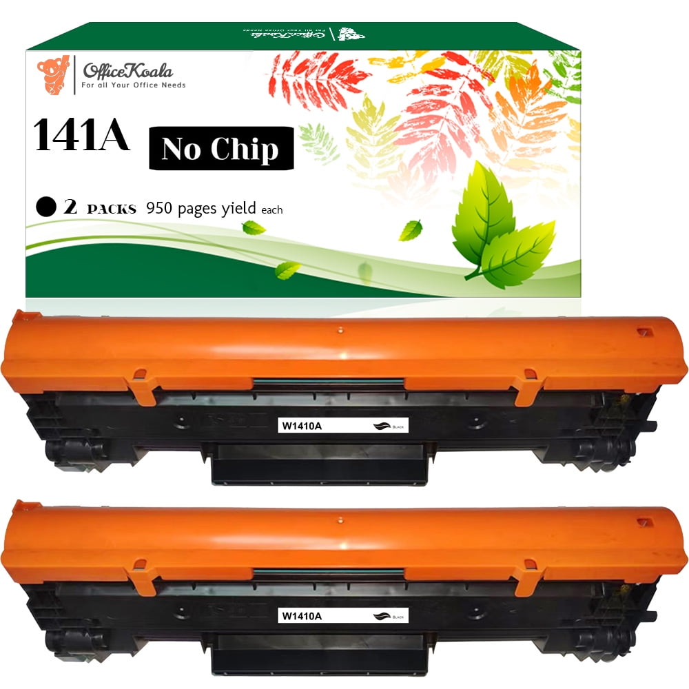 2x Compatible HP 141A Black Toner Cartridges(No Chip), 950 Pages Yield ...