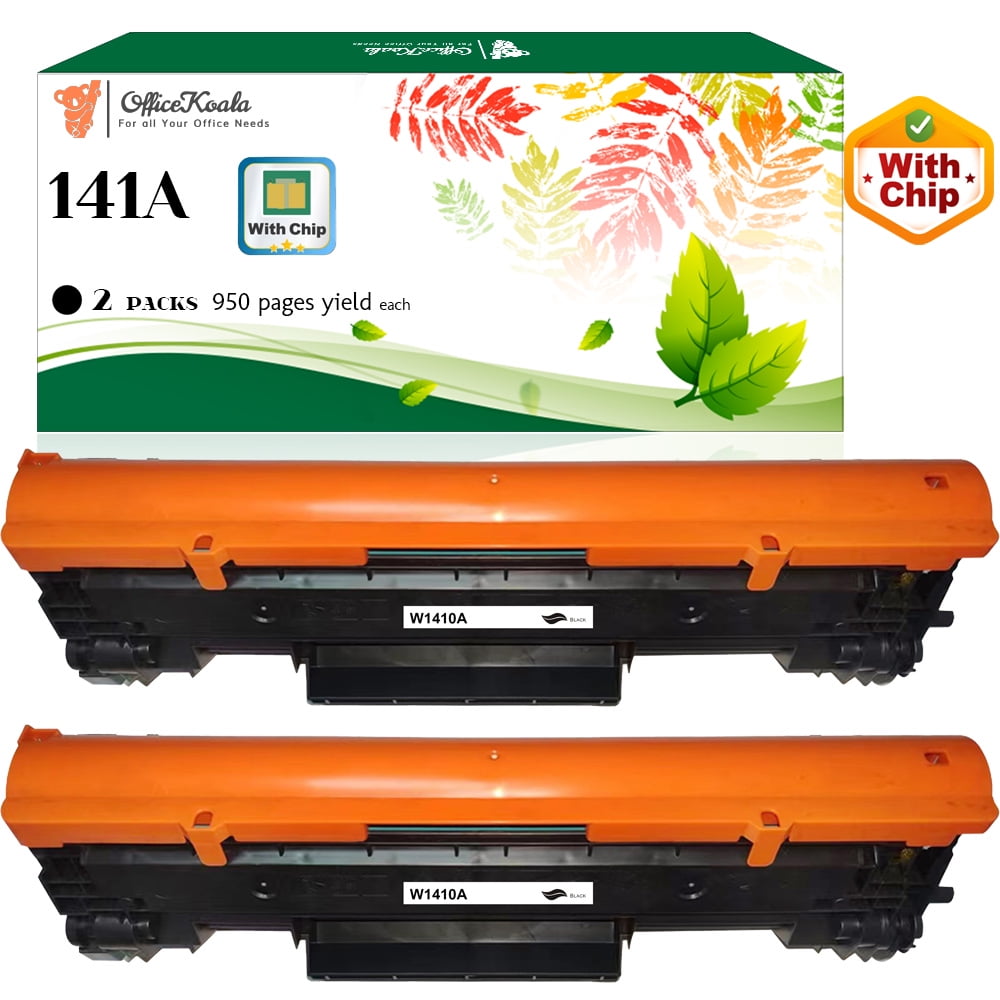 2x Compatible HP 141A Black Toner Cartridges(with Chip), 950 Pages ...
