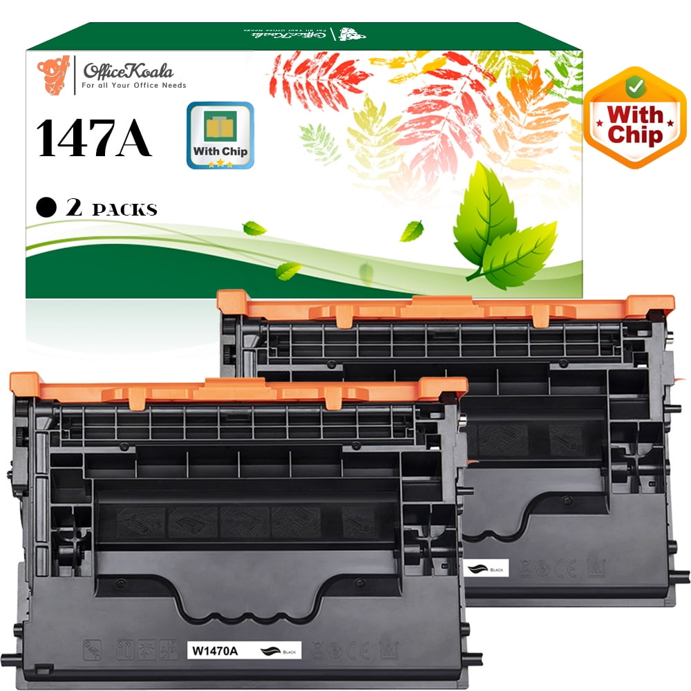 2x Compatible HP 147A Black Toner Cartridges(with Chip), 10500 Pages ...