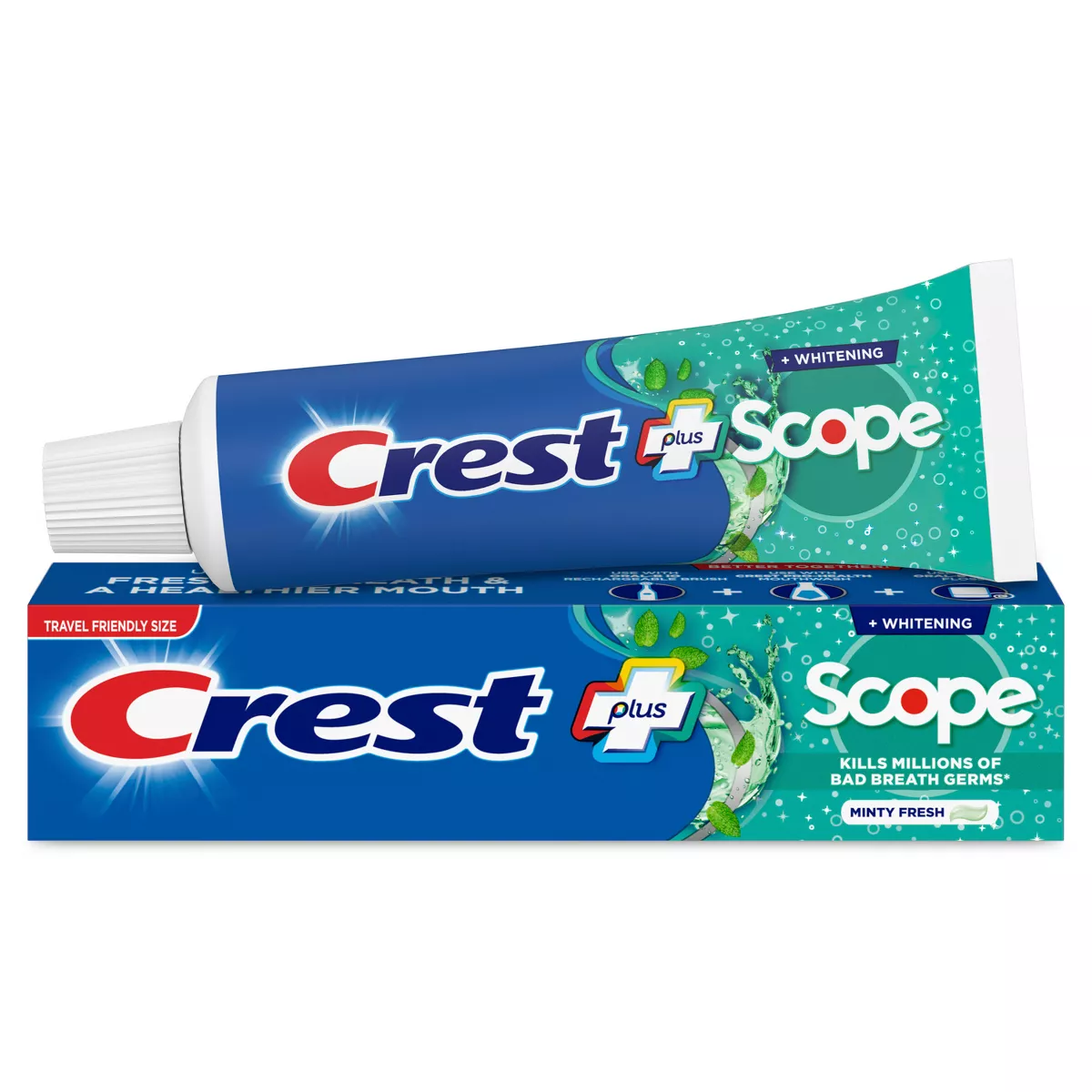 2x-Crest Complete Whitening Plus Scope Multi-Benefit Fluoride ...