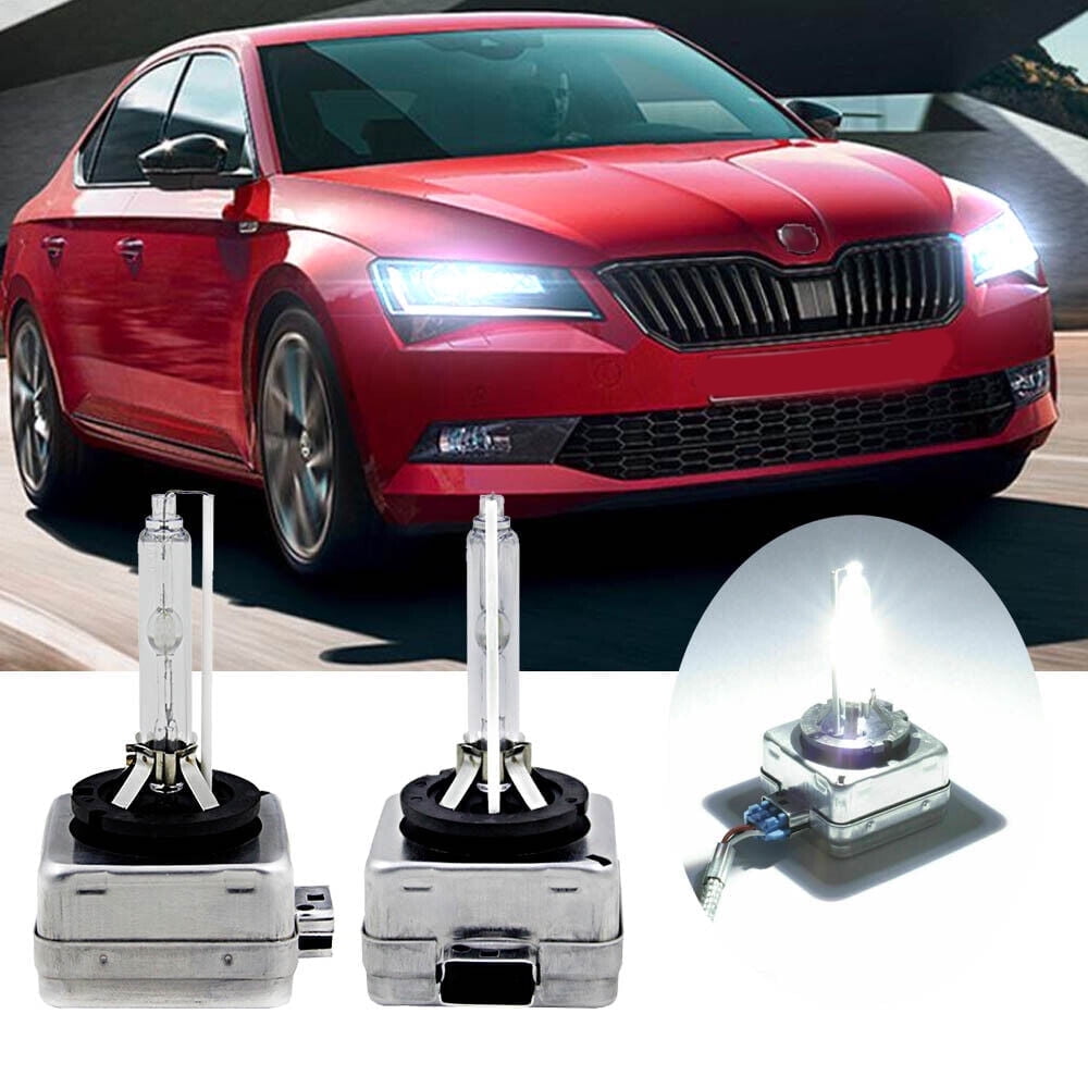 2x D1S D1R 35W 6000K White 66140 66144 85410 85415 HID Xenon Headlight Bulbs High Beam/Low Beam ...