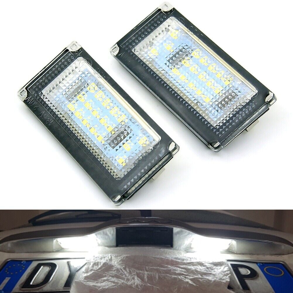 2x Direct Fit Mini Cooper R50 R52 R53 One S White Led Number License ...