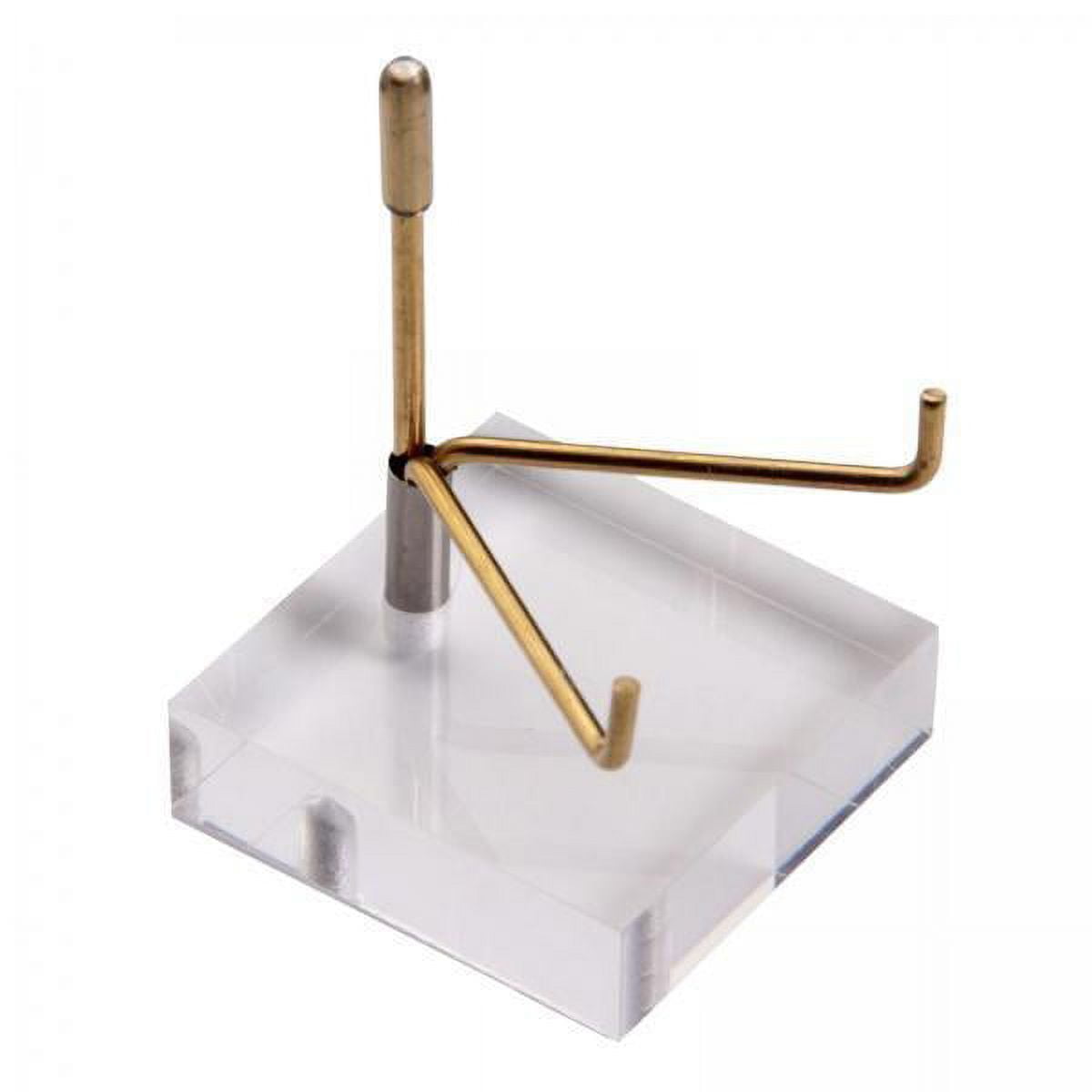 2x Display Stand Easel Geode Mineral Rock Holder Acrylic Clear ...