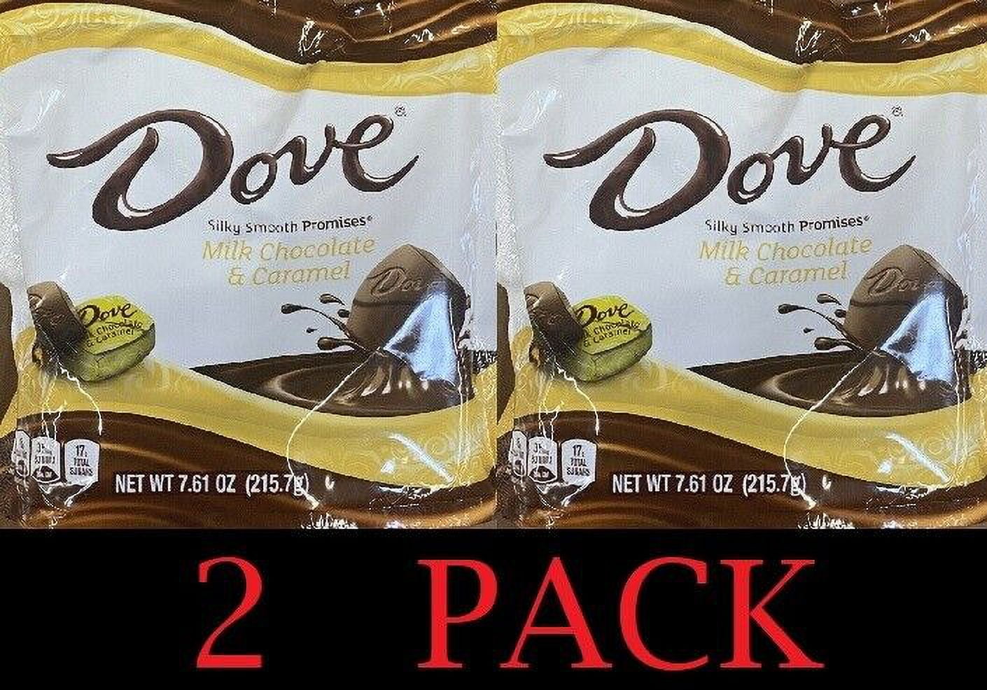 2x Dove Milk Chocolate & Caramel Silky Smooth Promises Candy Bag 7.61 ...