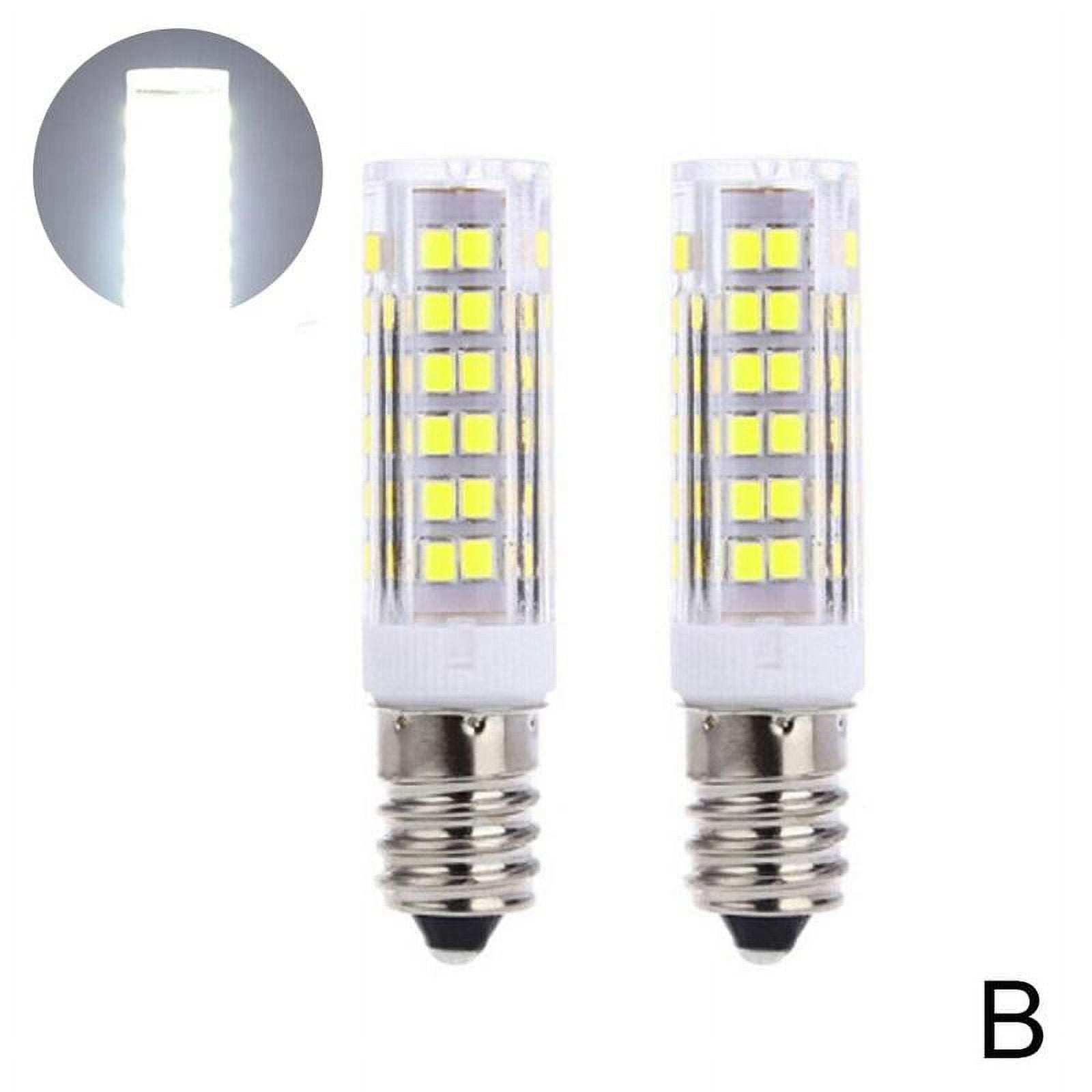 2x E14 7W LED Light Bulb Kitchen Range Hood Chimmey Fridge Cooker White ...