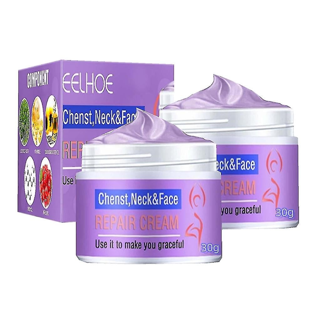 2x Eelhoe Neck Firming Cream Facial Moisturizer With Vitamin E Double Chin Reducer Anti-wrinkle ...