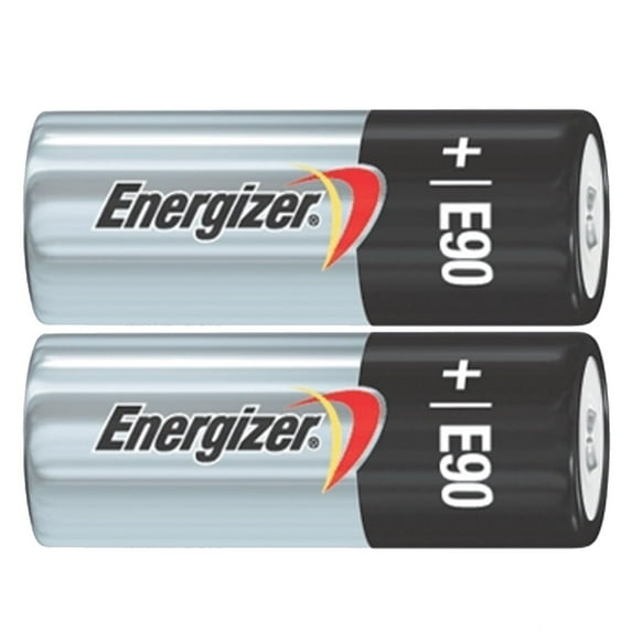 2x Energizer E90 Alkaline 1.5V Batteries N Cell, E90, LR1, MN9100 ...