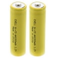 2x Exell AA 1.2V 1000mAh NiCD Button Top Rechargeable Cells Malibu ...
