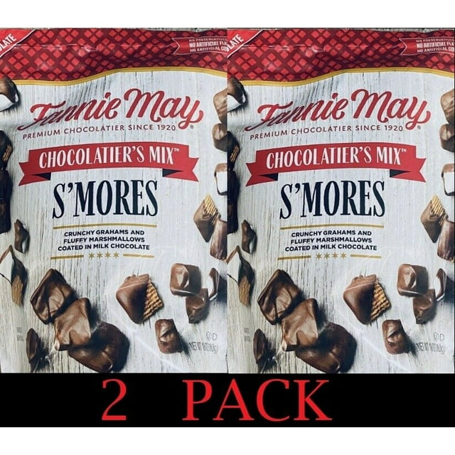 2x Fannie May SMORES S'MORES Chocolatiers Snack Mix 18 oz Bag - 2 PACKS - Walmart.com