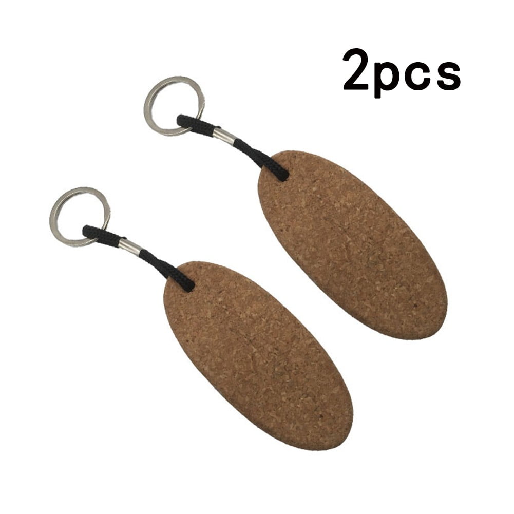 2X Floating Cork Ball Keyring Marine Sailing Boat Float Buoyant Rope ...