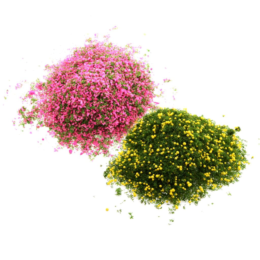 2x Foliage Lichen for Model Trees Bushes Hedges Grass DIY Accessory #H ...