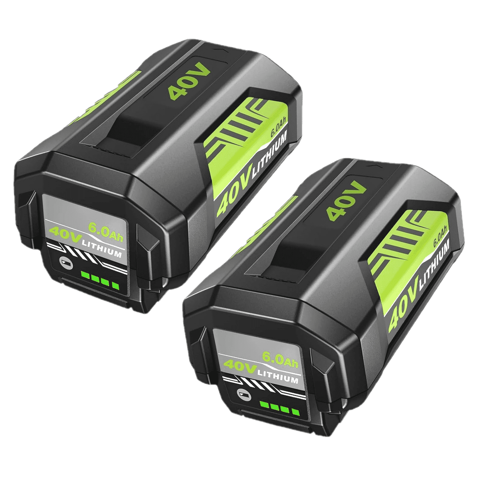 2x Replace for Ryobi 40V 6.0Ah OP4040 Battery Compatible with Ryobi 40 ...