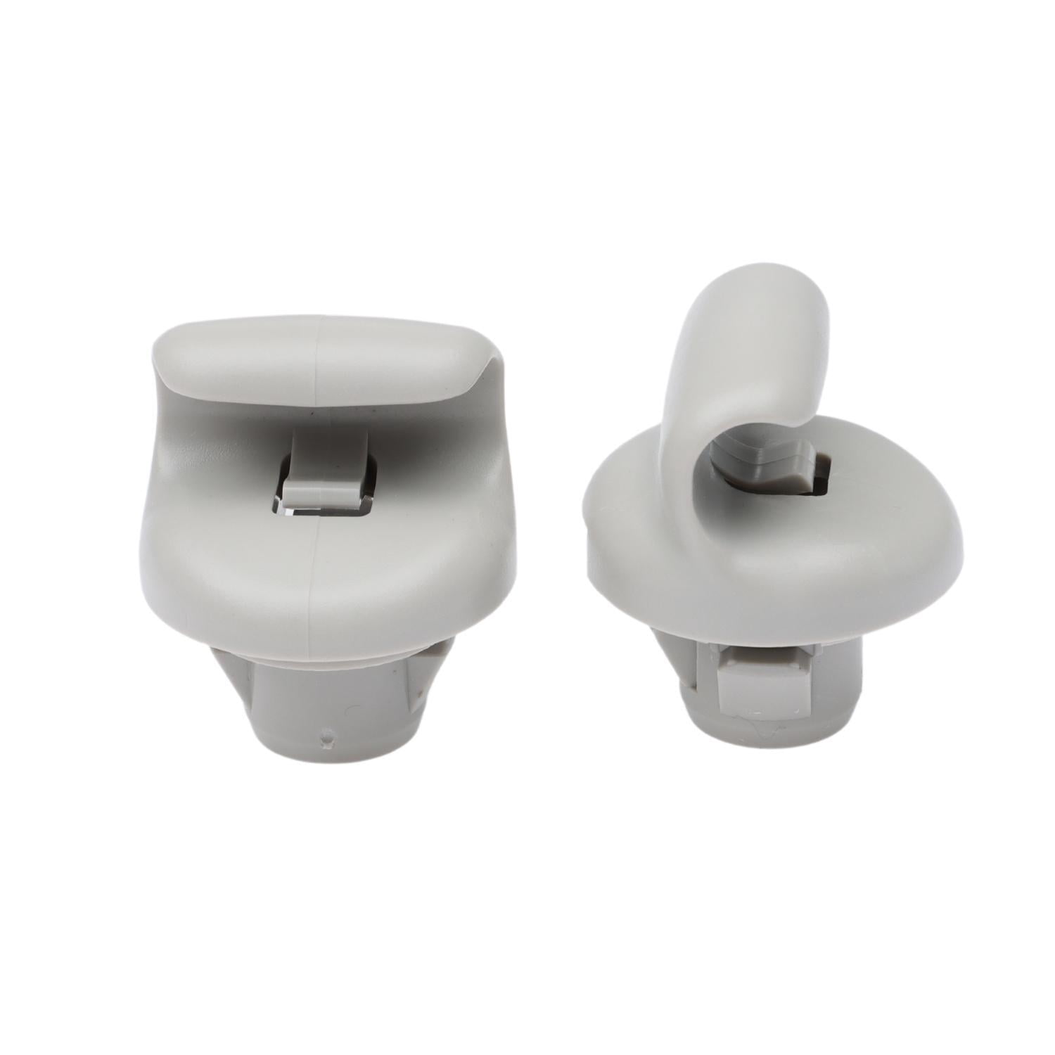 2x Gray Sun Visor Fixing Clip Front RH & LH Side Fit for Nissan Maxima ...