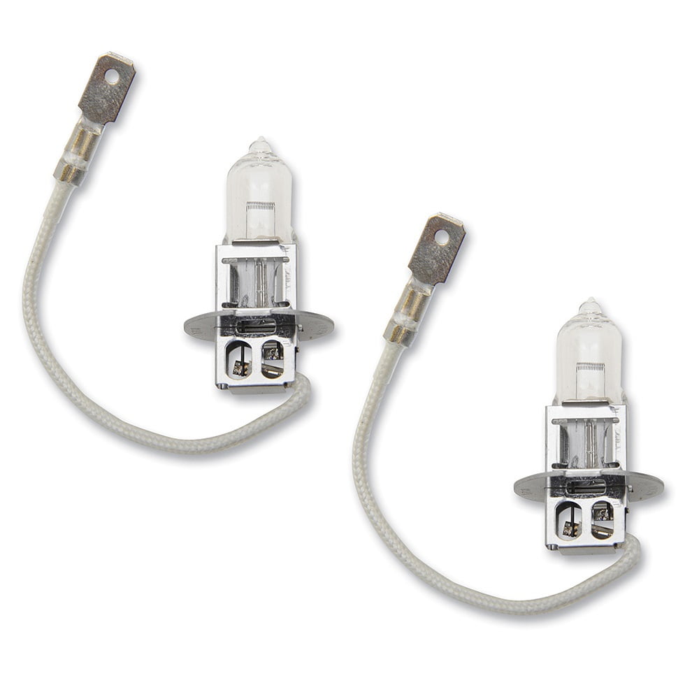 2x H3 Halogen 55W 12V Car Fog Light Bulbs/Driving Bright Lights Clear ...