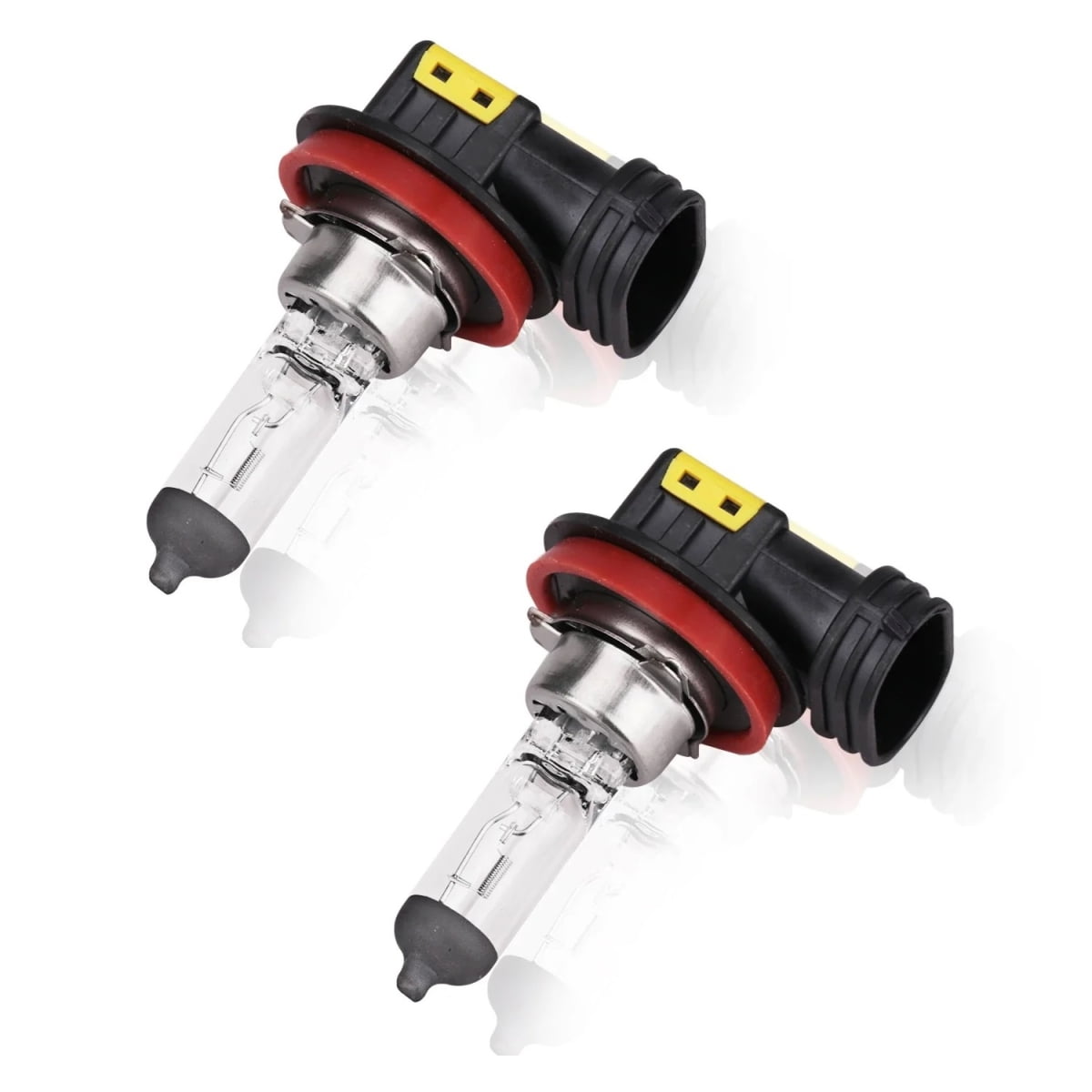 H8 Halogen 35W 12V Fog Light Bulbs, Bright Clear Glass, Amber 4300K ...