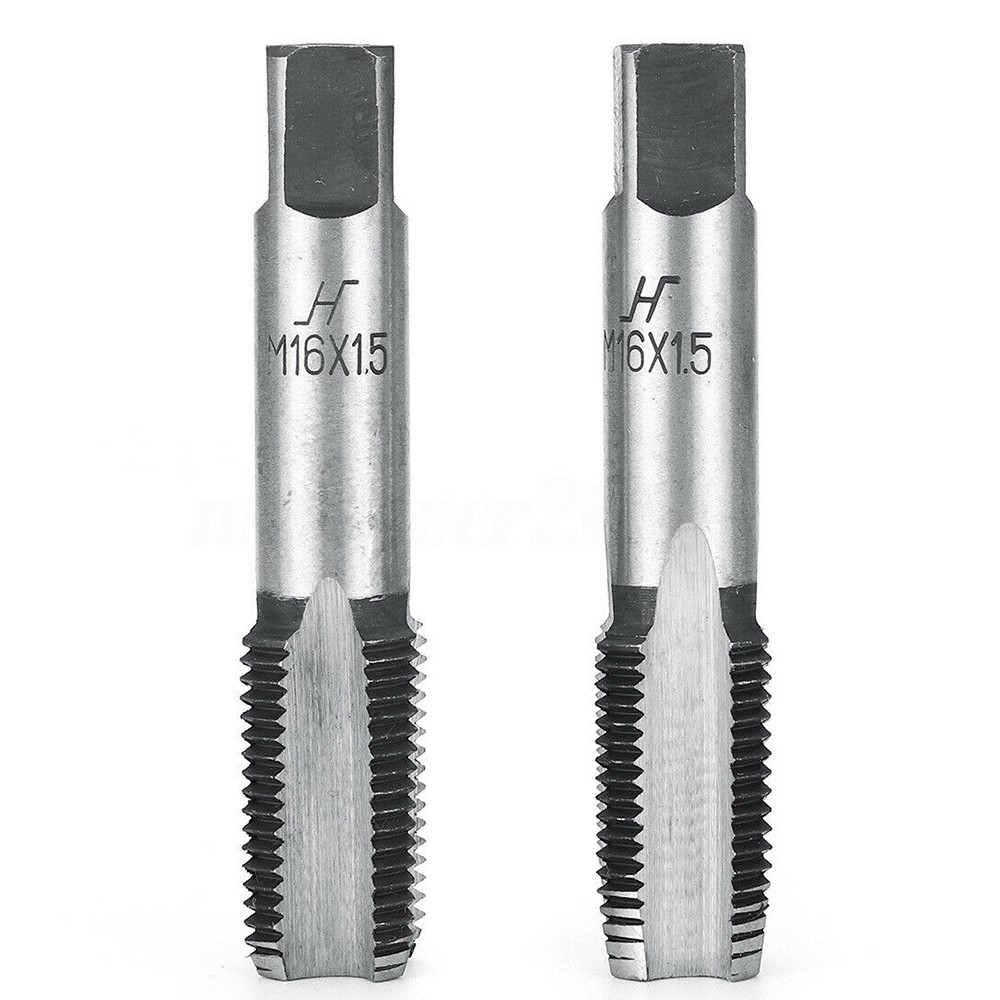 2x Hand Taps Set HSS Metric M12 M14 M16 M18 M20 Straight Fluted Hand ...