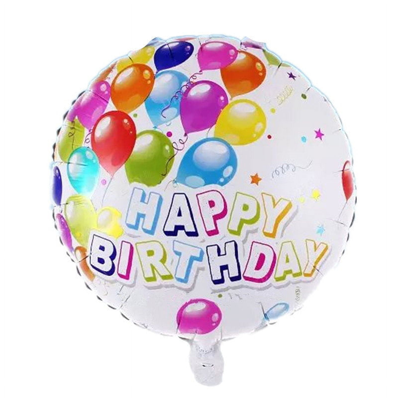 2x Happy Birthday Balloon Mylar Foil Balloon Helium Balloons Decorative ...