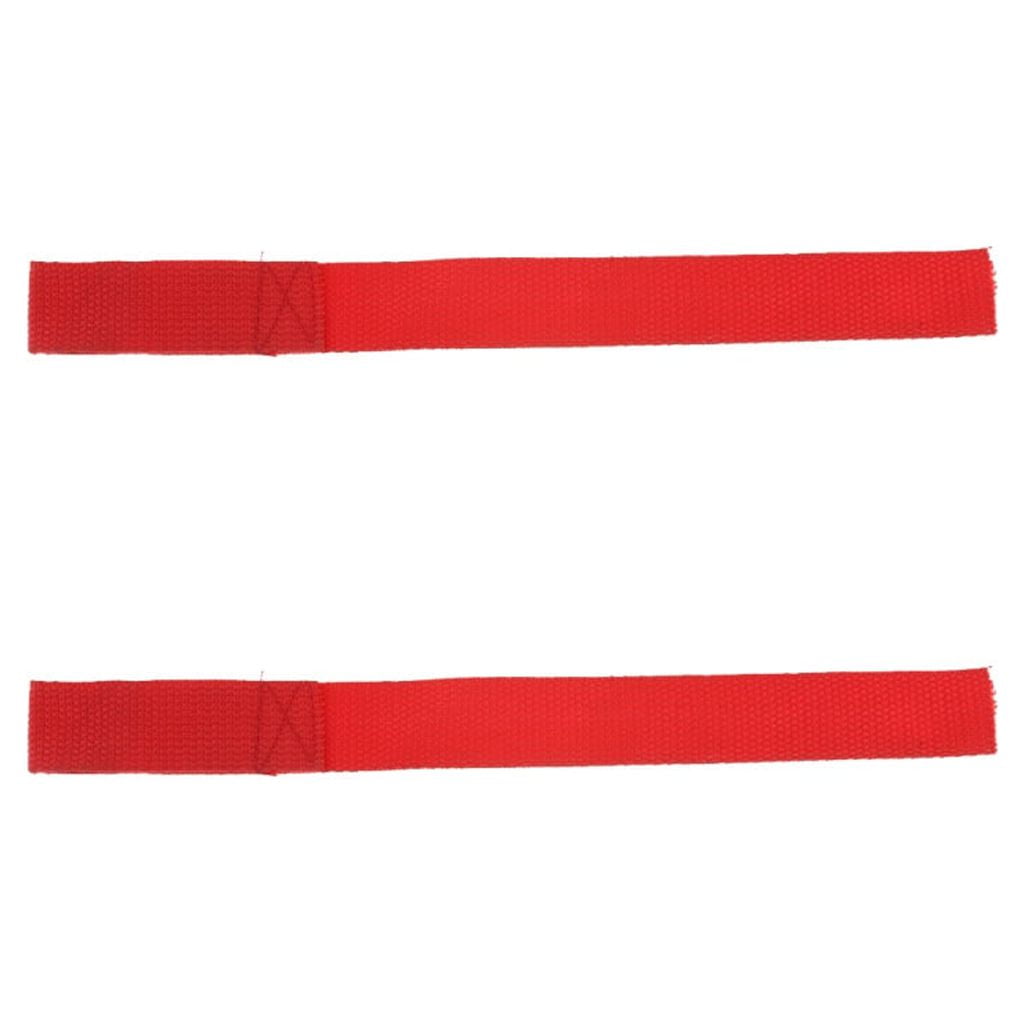 2x Heavy Duty Red Winch Strap Protective Loops Towing Rope, ATV Truck ...