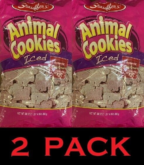 2x ICED Animal Cookies 30 oz Bag FREE SHIPPING - 2 PACK - Walmart.com