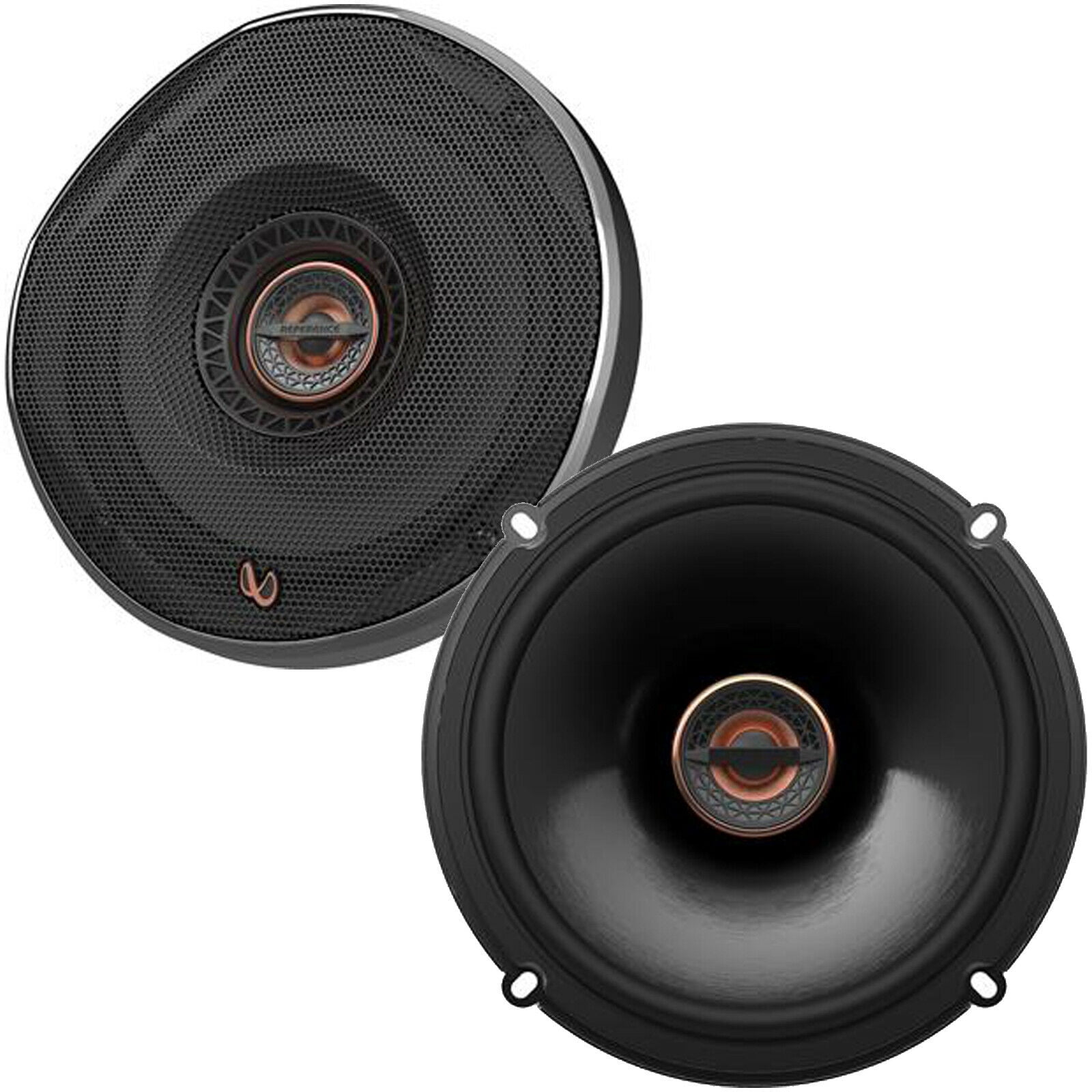 2x INFINITY REF-6522EX 6.5" 330W 2-WAY REFERENCE SHALLOW MOUNT CAR ...