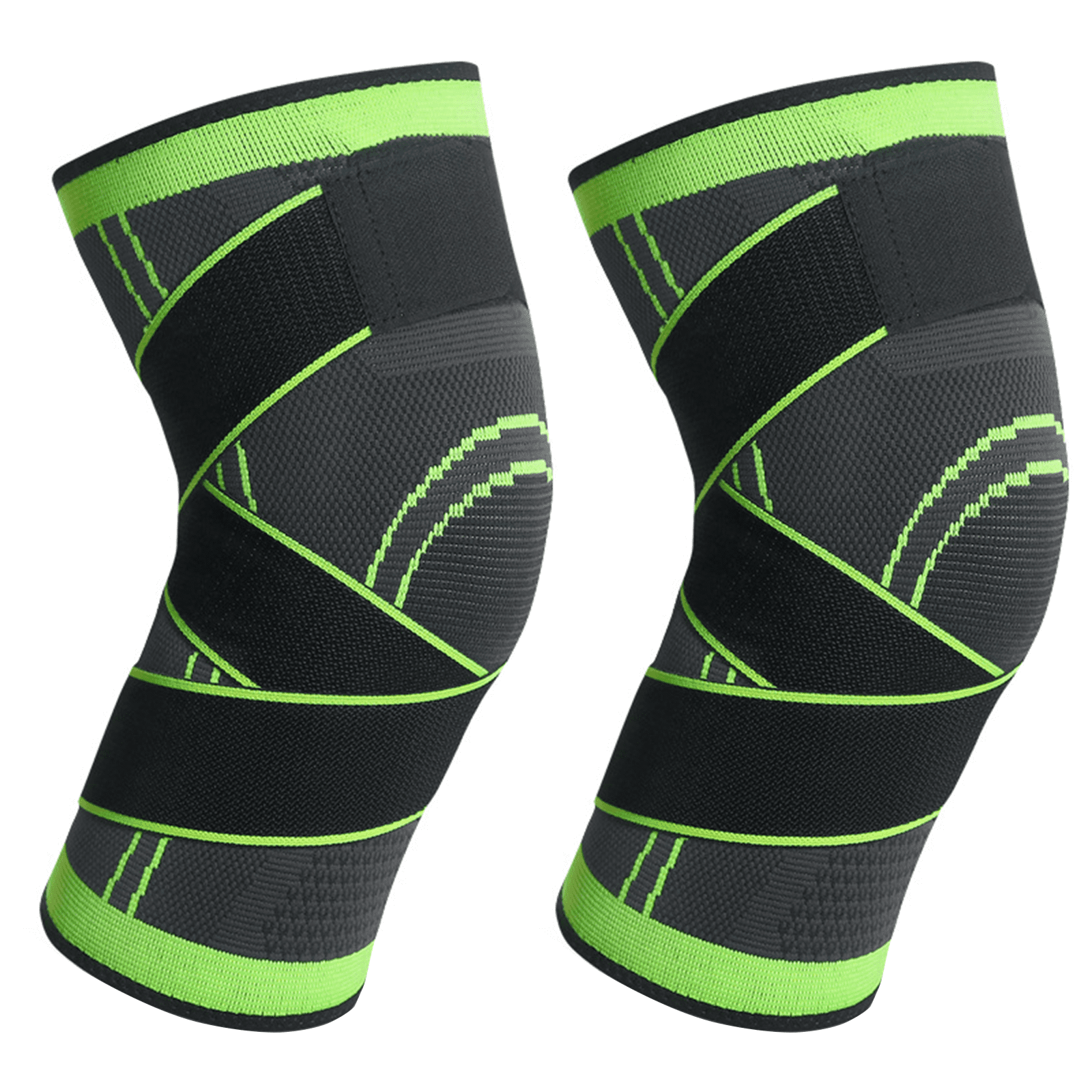 2x Knee Sleeves Copper Silver Compression Brace Support Sport Joint ...