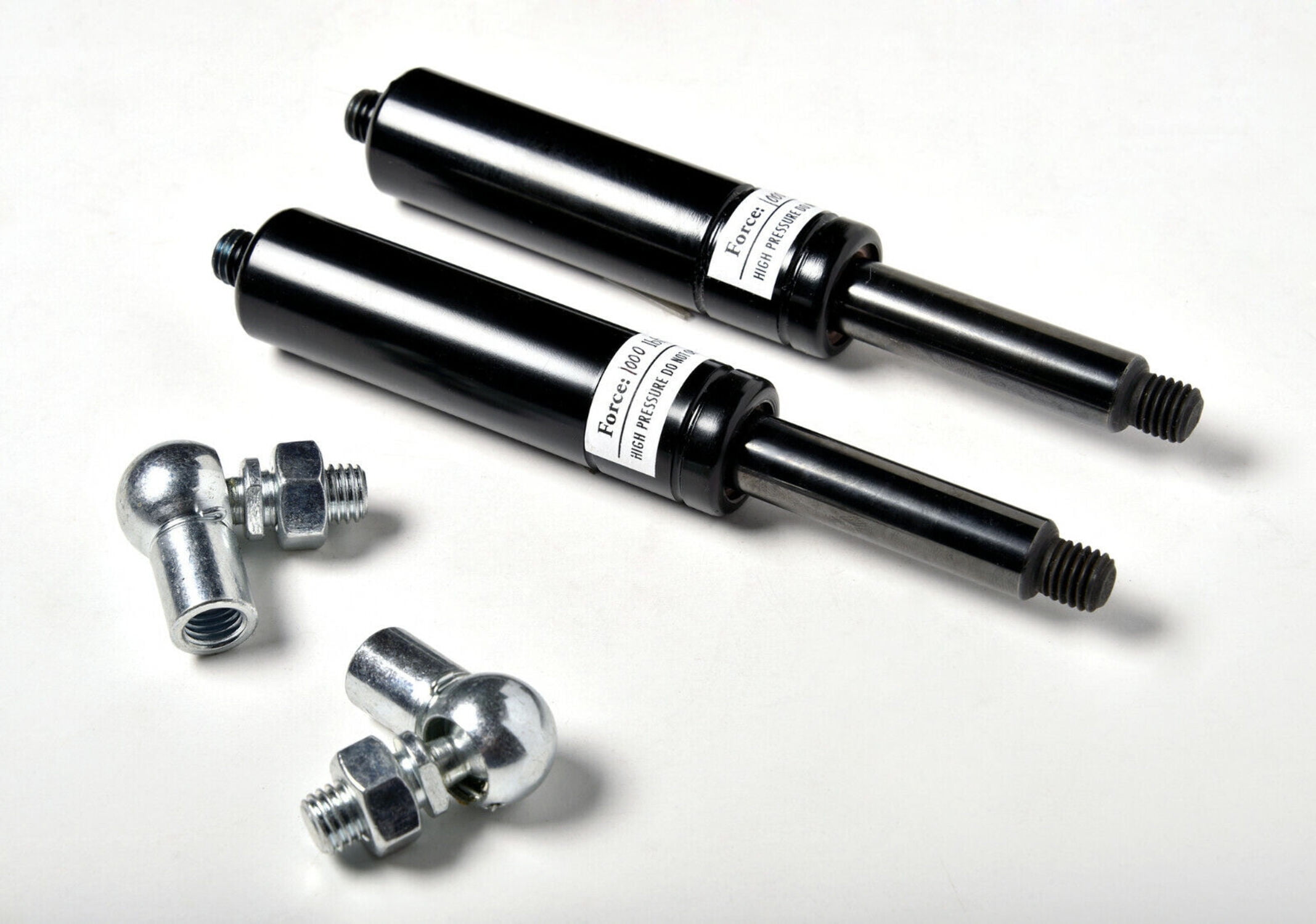 2x Lambo Door Gas Shocks M12 1000 LBS 7 1/4 Long Vertical Door Shock ...