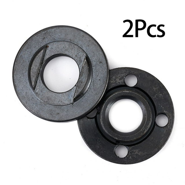 2x M16 Thread Angle Grinder Flange Nut Set Tools Inner Outer Lock Nut ...