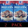 2x Mccormick Beef Stew Seasoning Mix Savory Herbs And Spices 15 Oz Packet 2 Pack