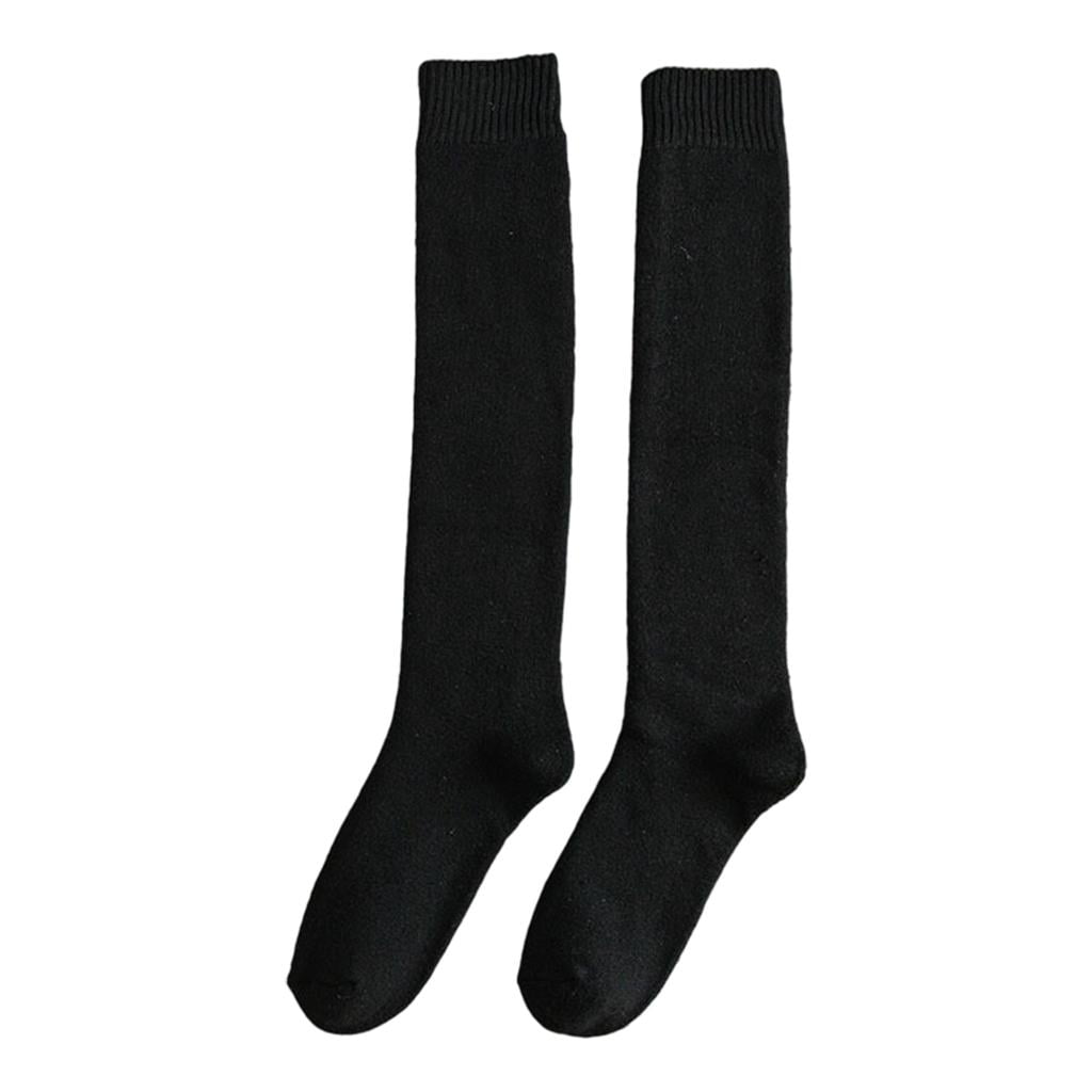 2x Men Free Size Knee High Long Sock ,Thick warm soft cotton ,Casual ...
