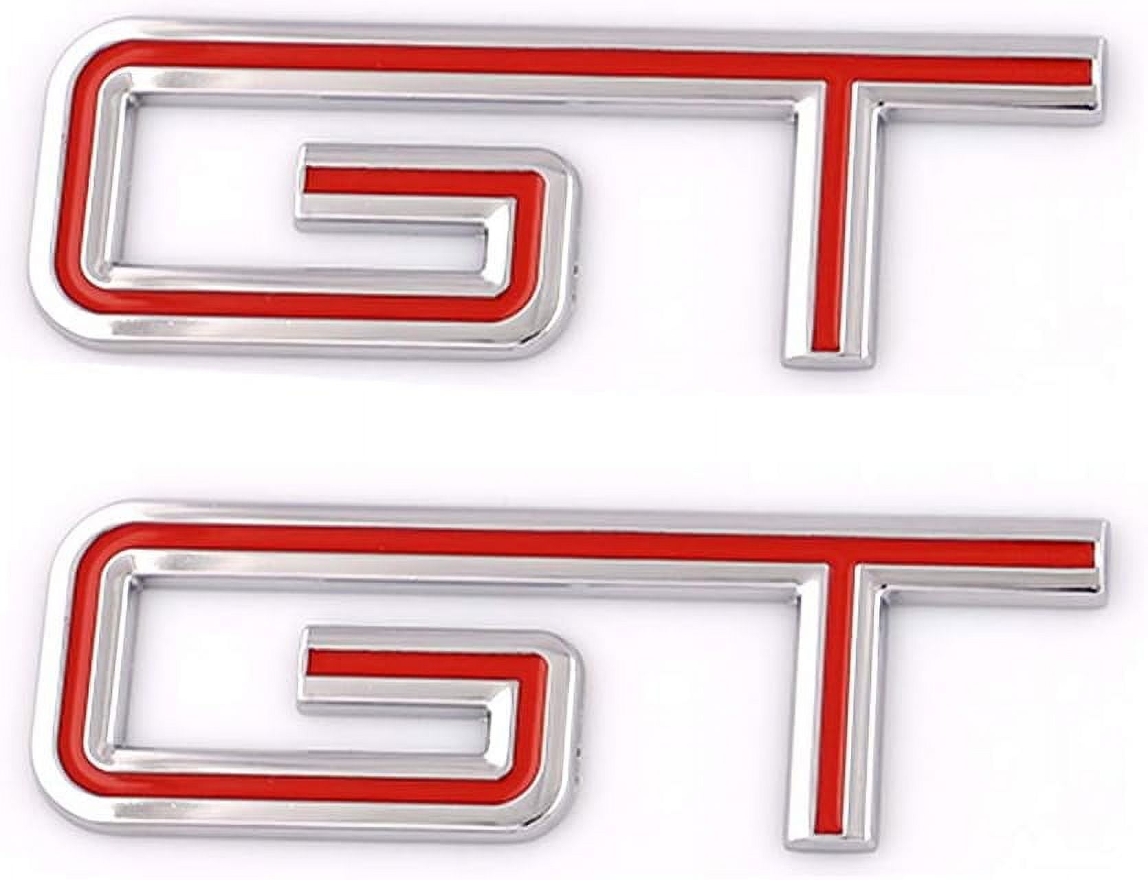 2x Metal GT Emblem Replacement For Mustang 5.0 V8 Sport Car Badge ...