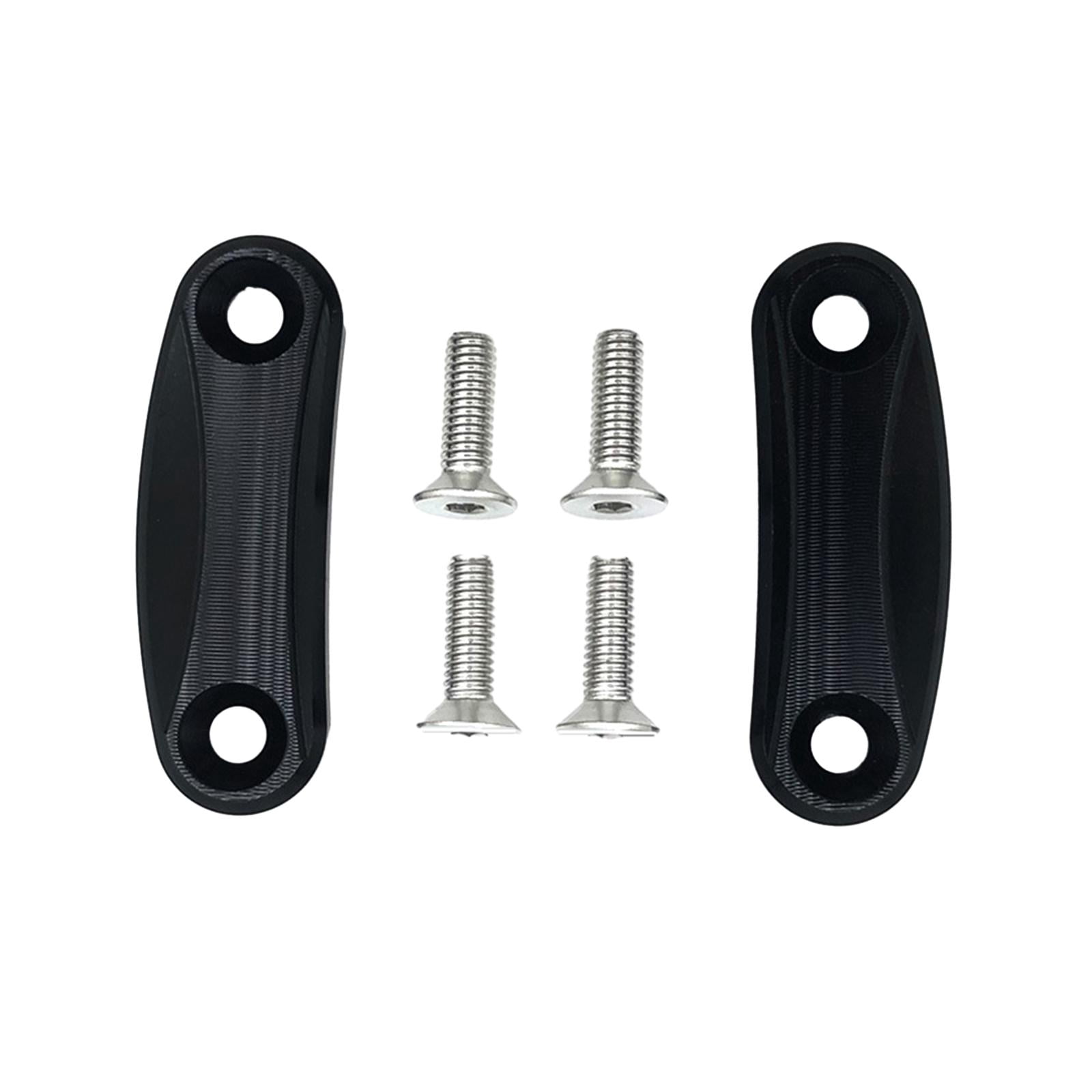 2x Mirror Mount Riser Motorcycle Mirror Extenders Durable with Screws ...