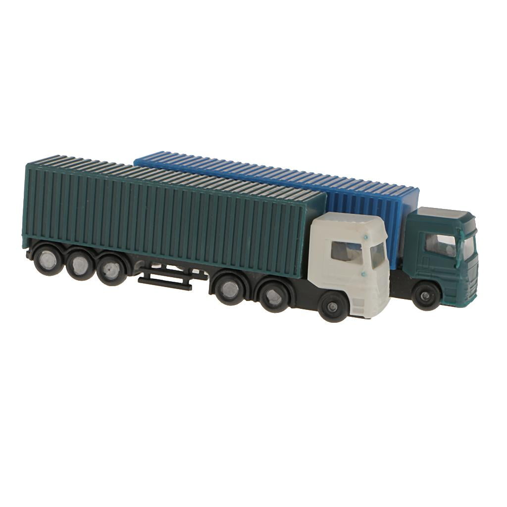 2x Model Container Truck :150 N Scale Building Scenery Layout Model ...