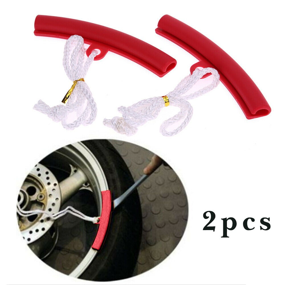 2X Motorcycle Saver Changing Tyre Tire Wheel Rim Edge Protectors Tool ...