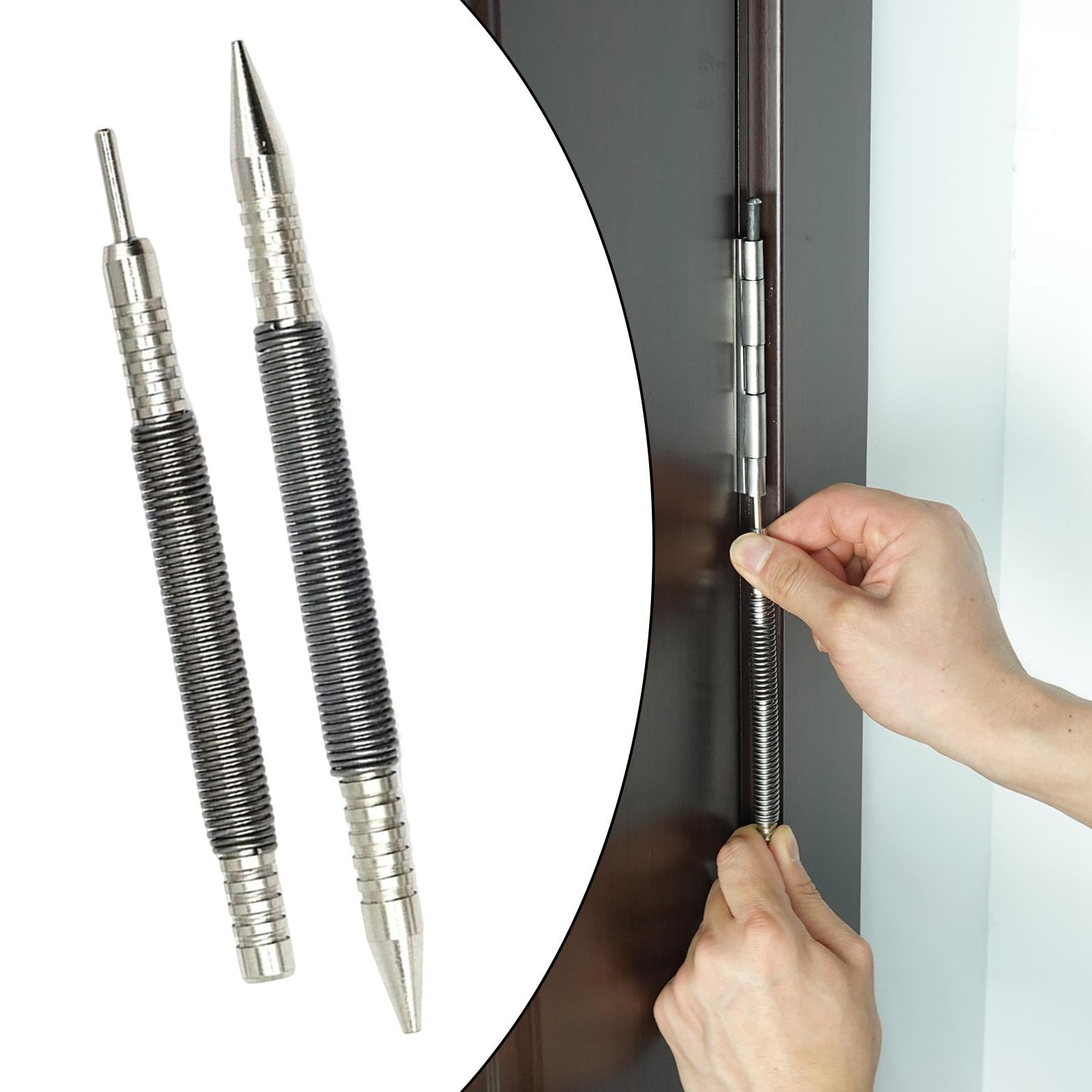 2x Nail Set and Hinge Pin Remover Punch Set Door Pin Removal Tool ...