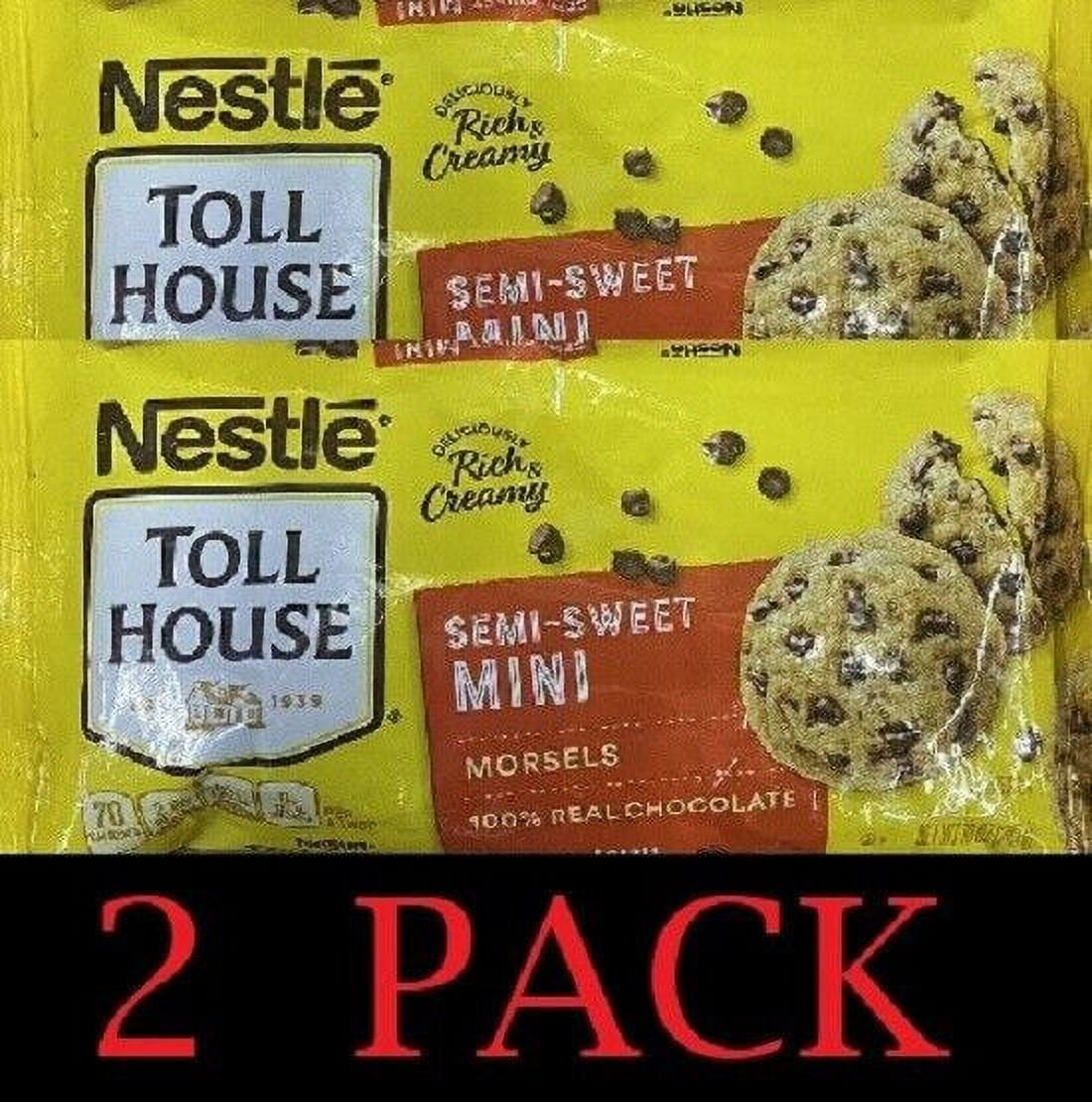 2x Nestle Toll House Semi Sweet MINI Morsels Baking Chocolate Chips 10 ...
