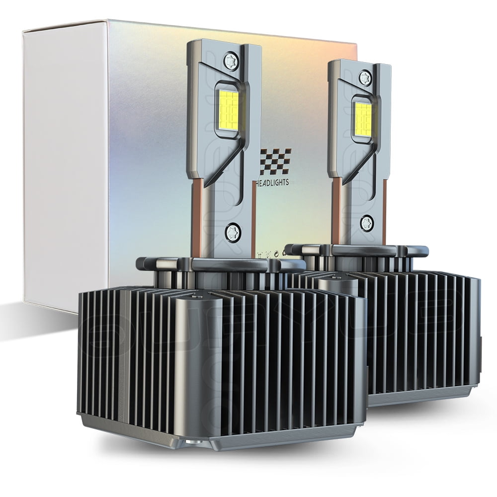 2x New For BMW X5 2007-2017 LED D1S Headlight High Low beam Bulbs white ...