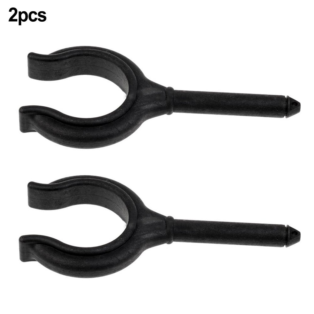 2x Nylon Marine Boat Dinghy Oar Lock Rowlock for Horn Side Mount For ...