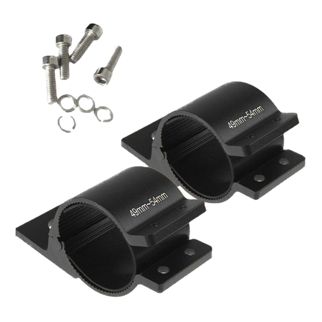 2x Offroad SUV Bull Bar Roll Cage Mount Bracket Clamps Roof LED Light ...