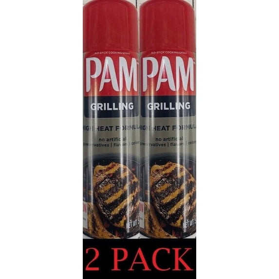 Pam, Grilling Cooking Spray, 2x HIGH HEAT FORMULA, Non Stick - Walmart.com