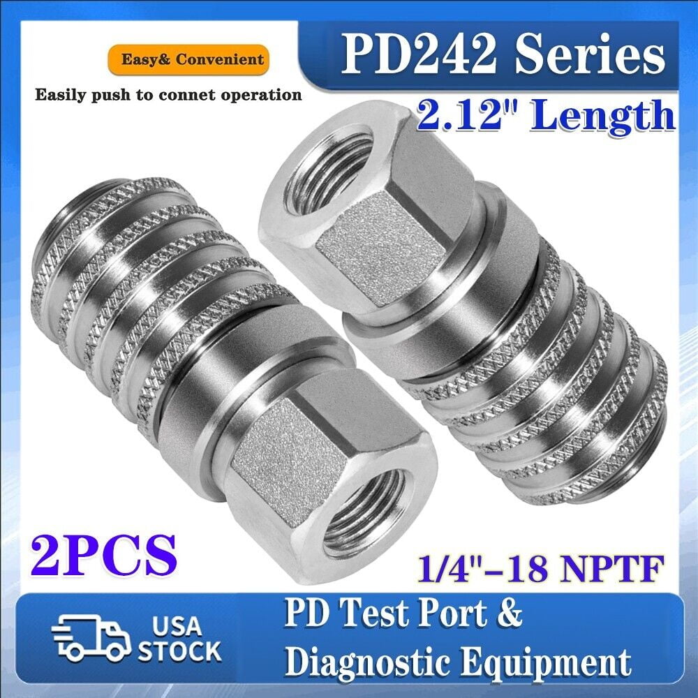 2x PD242 Series PD Test Port &Diagnostic Equipment Coupler w/ Female ...