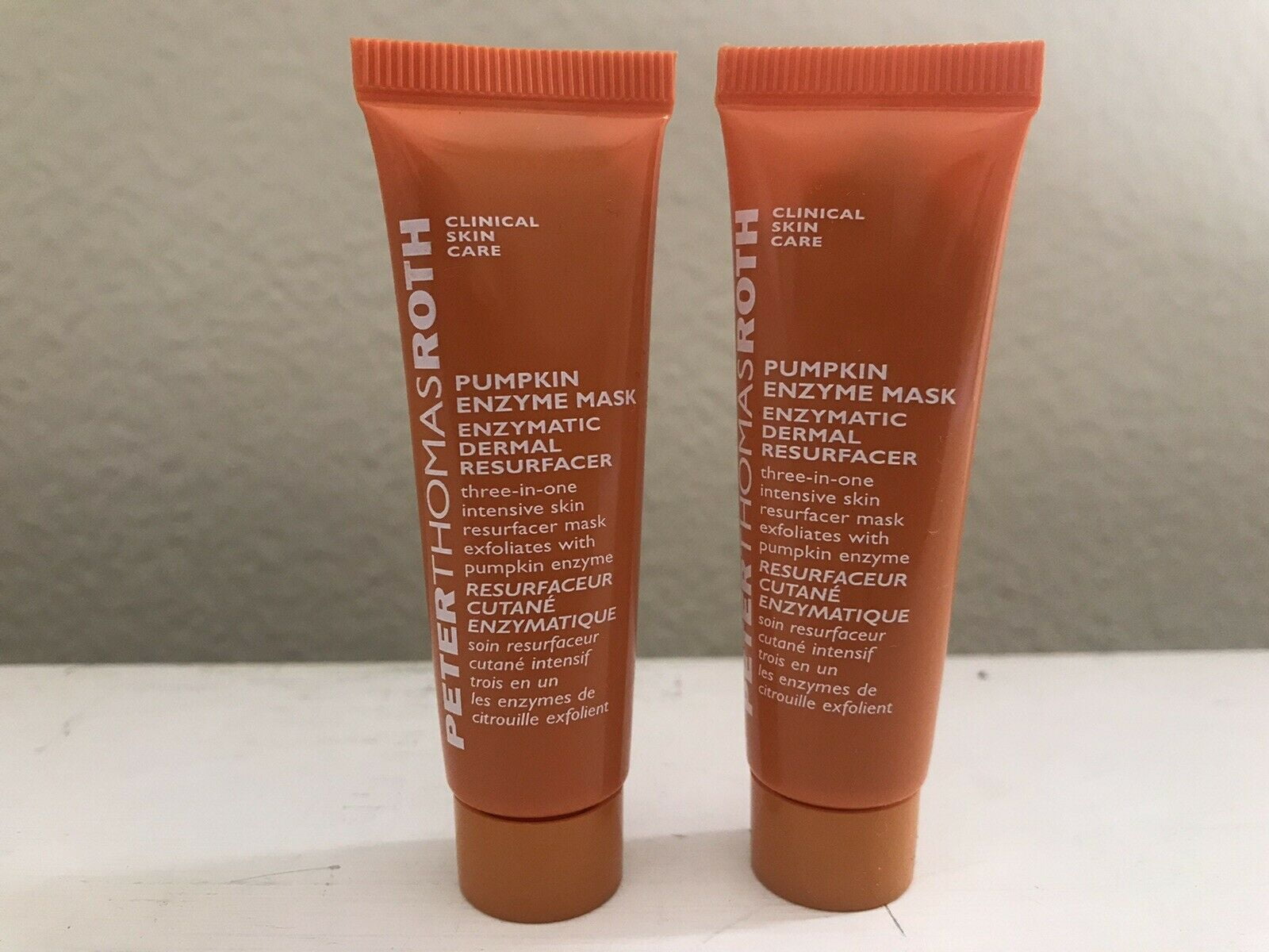 2x PETER THOMAS ROTH Pumpkin Enzyme Mask Enzymatic Dermal Resurfacer ...