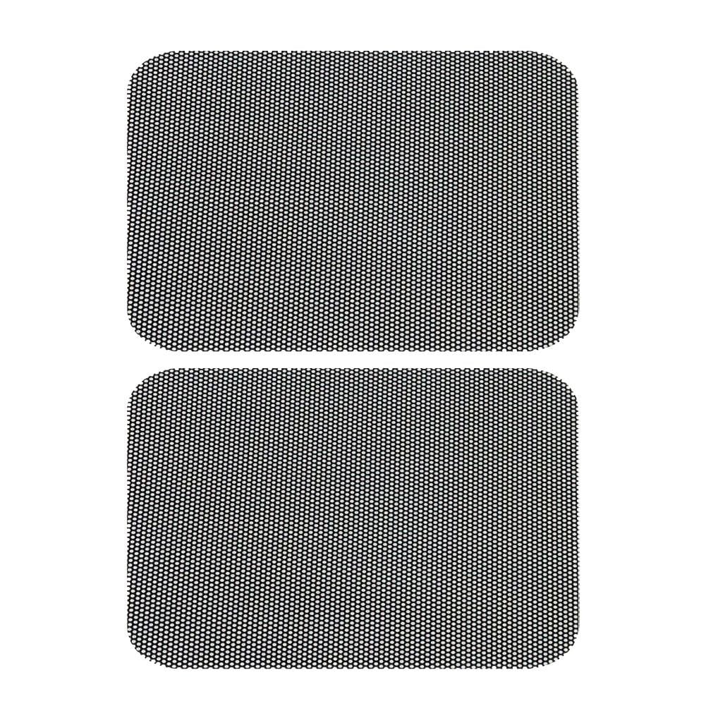 2x PVC Car Side Window Net Sun Shade Shied Solar Mesh Sticker Film ...