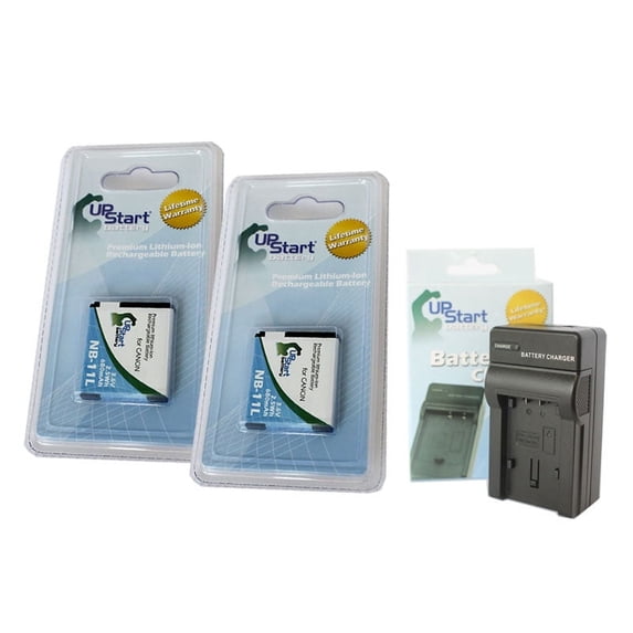 2x Pack - Canon ELPH 115 IS Battery + Charger - Replacement for Canon ...