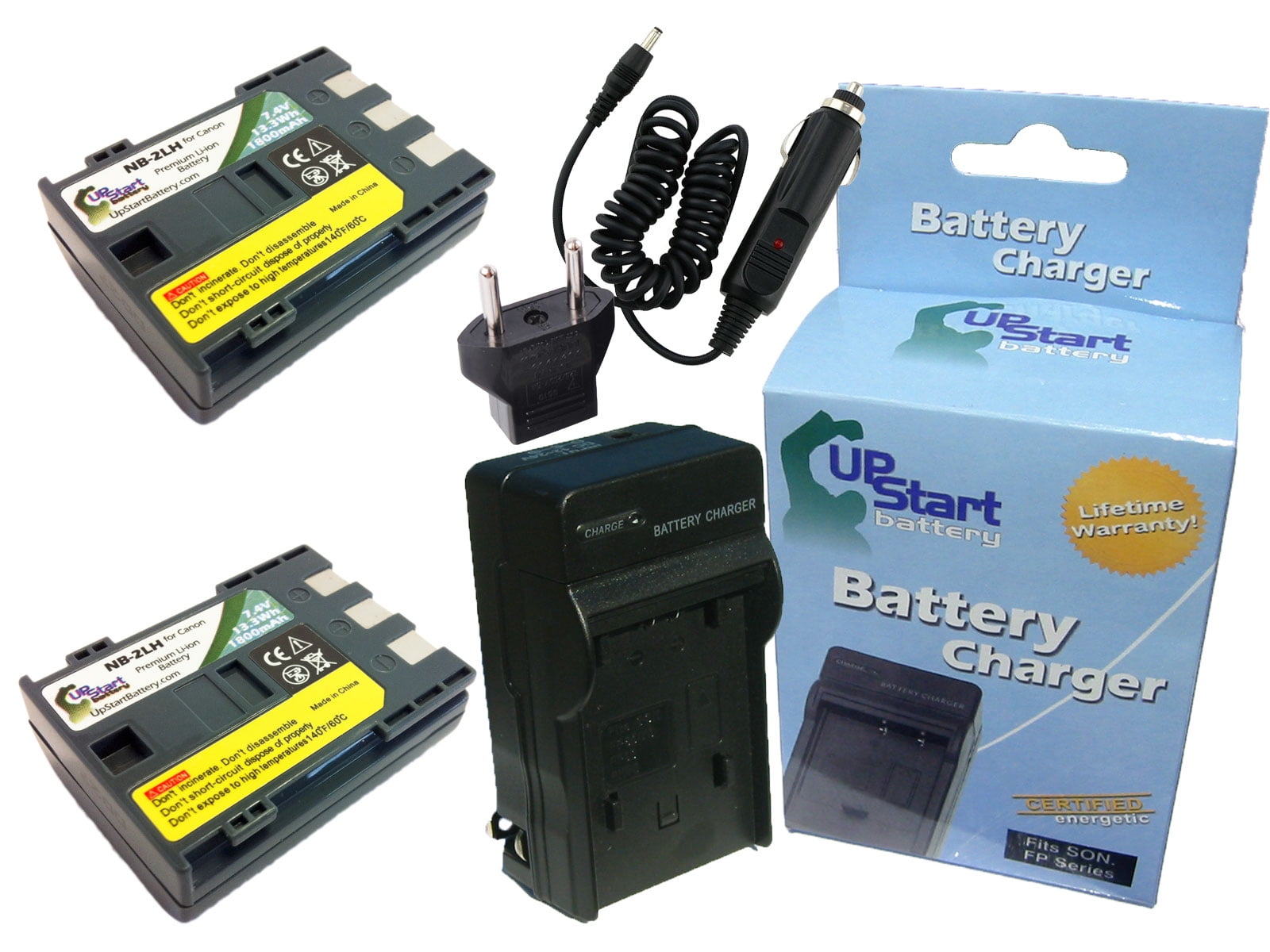 2x Pack - Canon LEGRIA HF R16 Battery + Charger with Car & EU Adapters ...