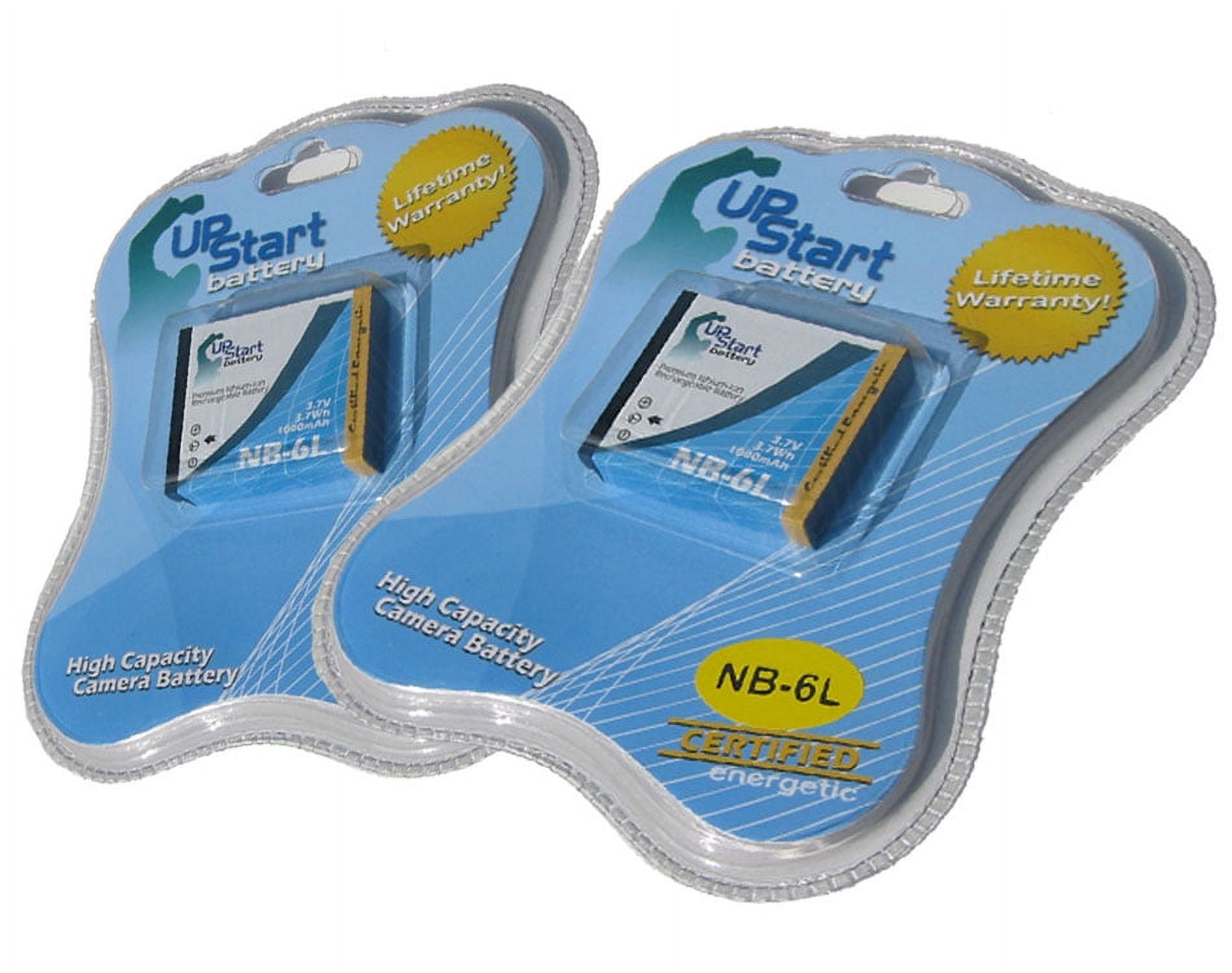 2x Pack Rechargeable - Canon PowerShot SD1300 IS, NB-6L Battery ...